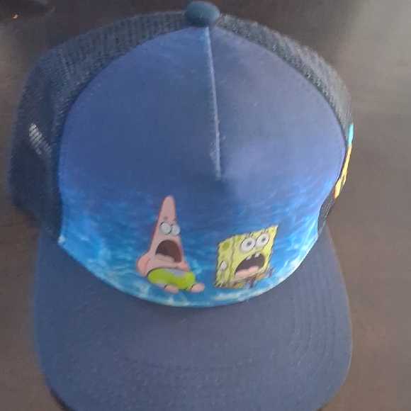 Other | Blue Spongebob And Patrick Trucker Hat | Poshmark